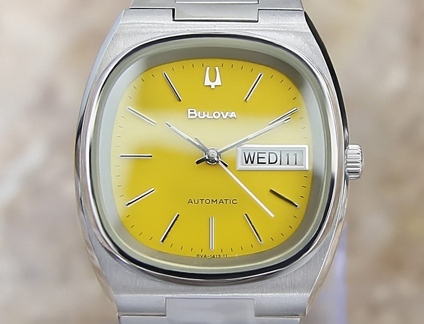 Bulova Day Date 34mm Men's Watch